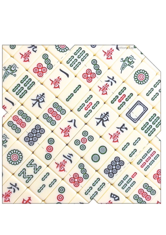 DIY Mahjong Tiles Envelope: Add a Unique Touch to Your Stationery ...